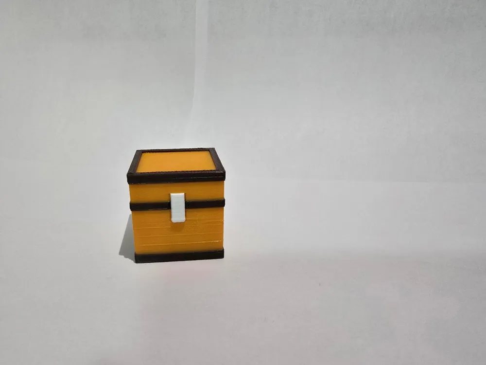 Minecraft Chest block toy by 3DBURI - MakerWorld