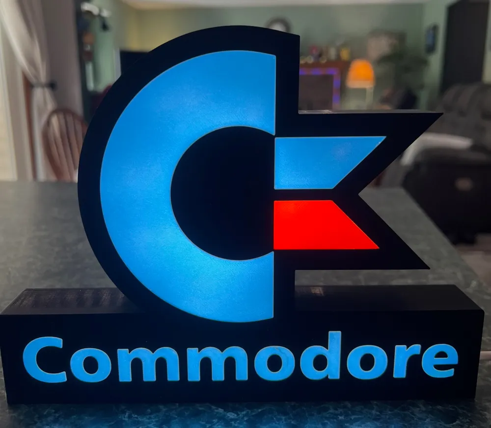 Commodore Computers Lightbox LED Light by dreed10 - MakerWorld