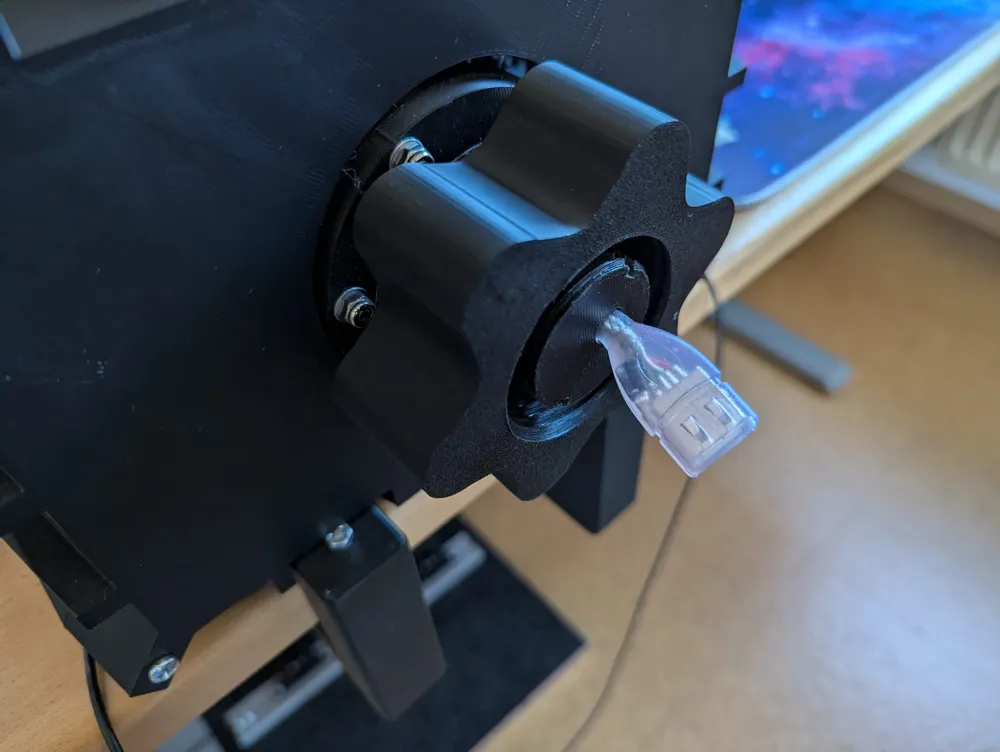 Quick Release system for sim racing wheels - Free 3D Print Model ...