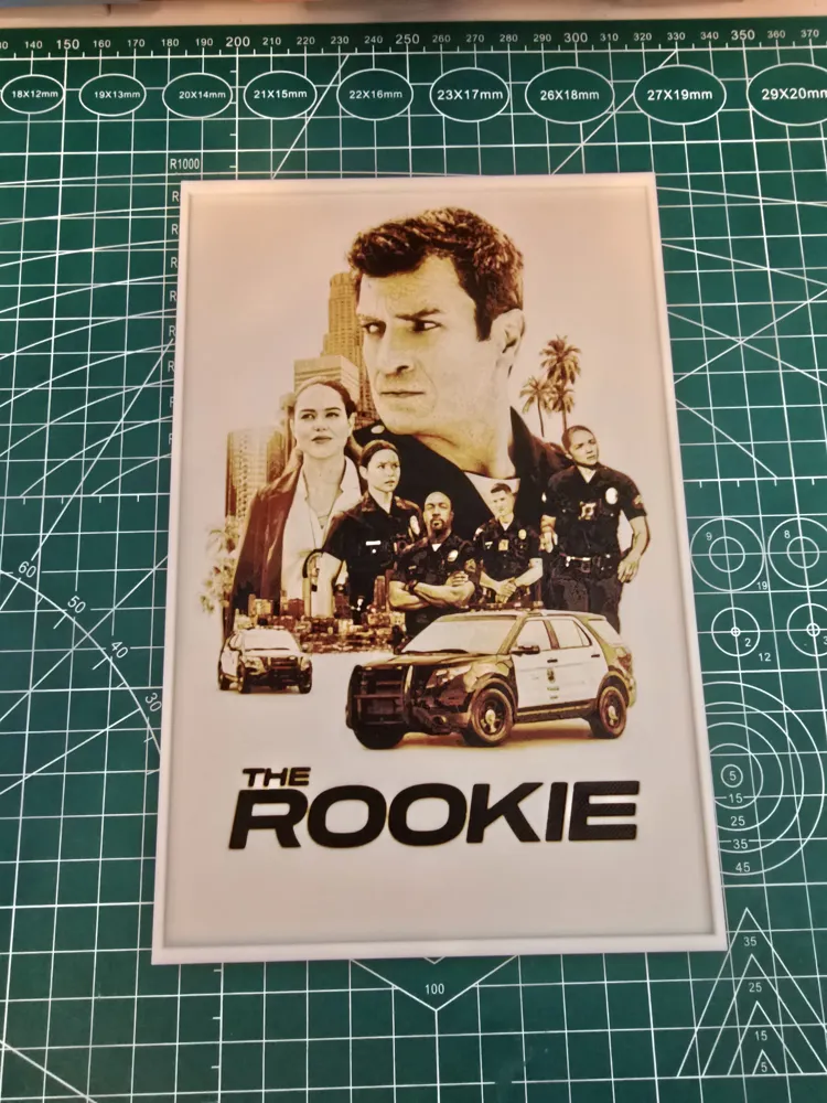 The Rookie Poster - Hueforge Art - Free 3D Print Model - MakerWorld