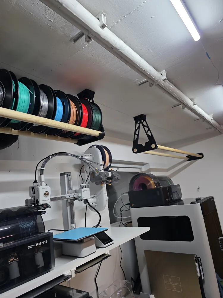 Floating Spool Rack/holder - Free 3D Print Model - MakerWorld