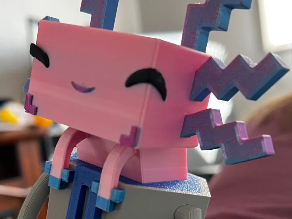 Axolotl In Bucket by Dadtaxes3D MakerWorld: Download Free 3D Models