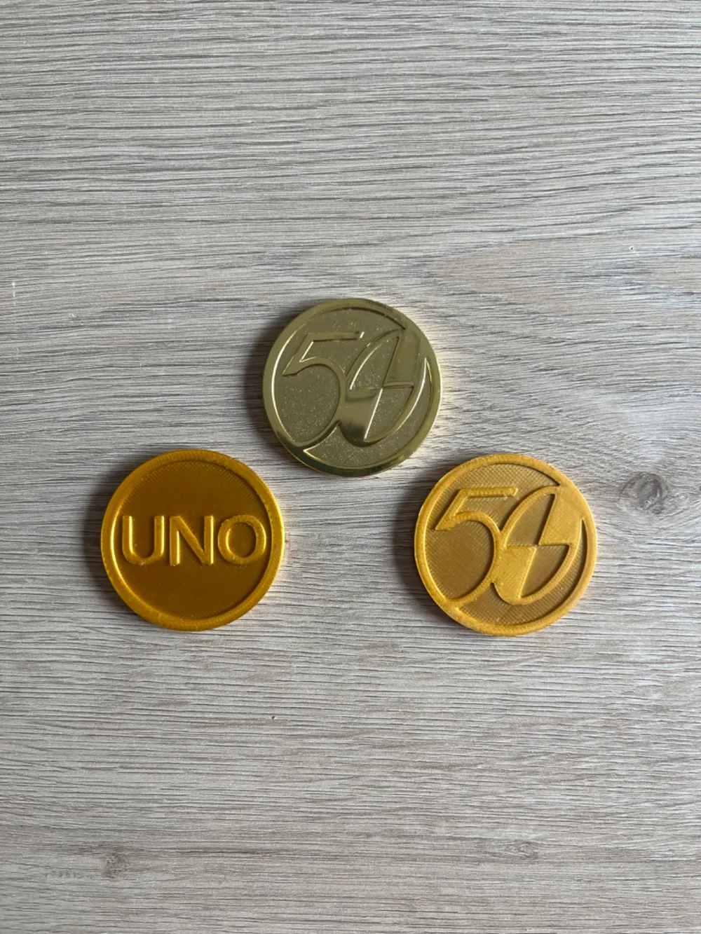 UNO 50th anniversary coin by OJum2 - MakerWorld