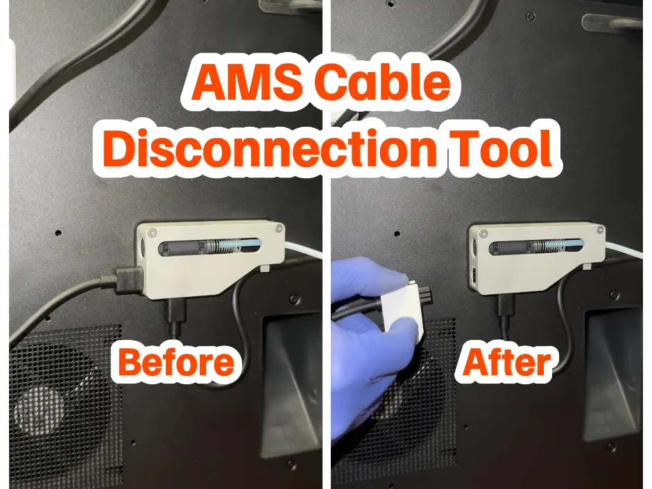 AMS Cable Disconnecting Tool For Bambu Lab P1/X1 - Free 3D Print Model ...