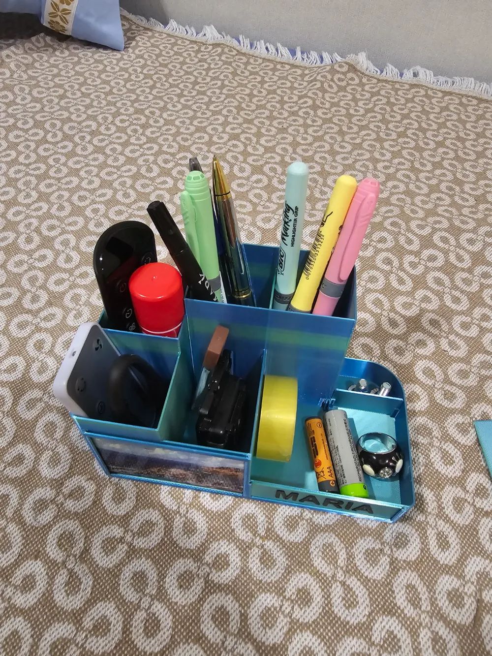 Desk Organizer Pen Holder with Zink Photo Slot by N3CRO*Vicio - MakerWorld