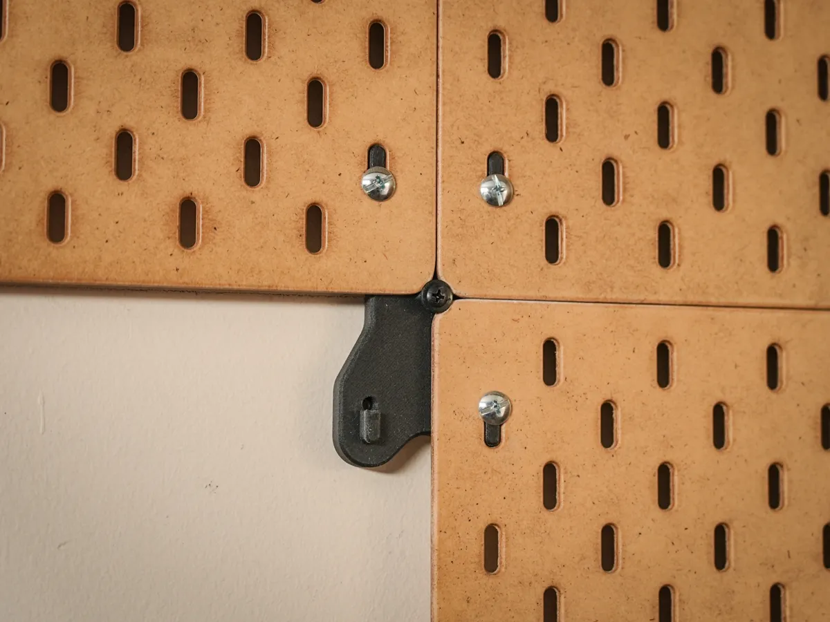 IKEA Skadis Wall Mount & Connector System - Free 3D Print Model ...