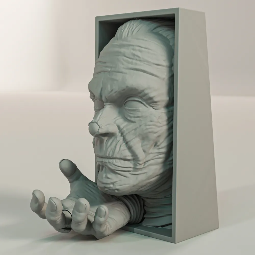 The Mummy Book nook and Wall mount - Free 3D Print Model - MakerWorld
