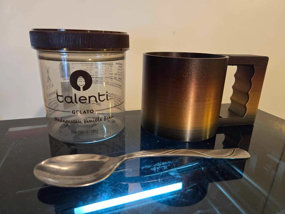 Talenti ice cream container holder by johnsrestoandfab - MakerWorld