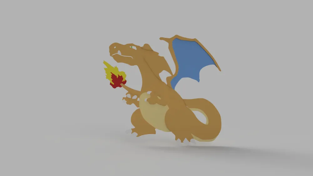 Charizard Pokemon 2D by Chipotle - MakerWorld