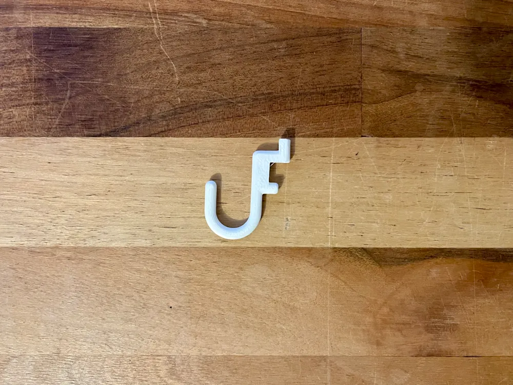 Minimalist Micro Hook for IKEA SKADIS Pegboard by jethro - MakerWorld
