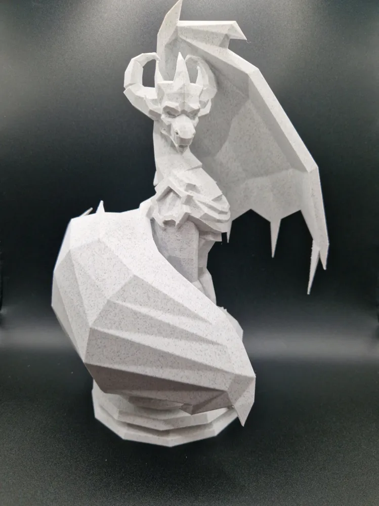 Dragon Statue - Malefor, the Dark Master - Free 3D Print Model - MakerWorld