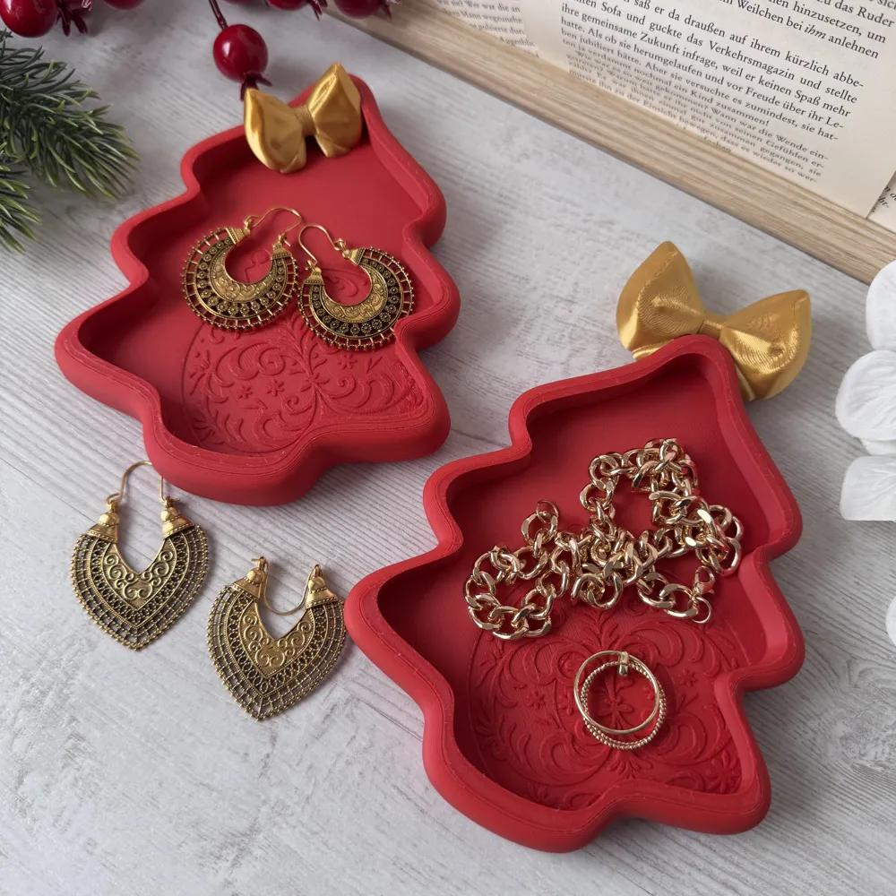 Organizador de lazos - Bandeja de joyas Árbol de Navidad por MaxFabFlo.3D.Druck MakerWorld ...