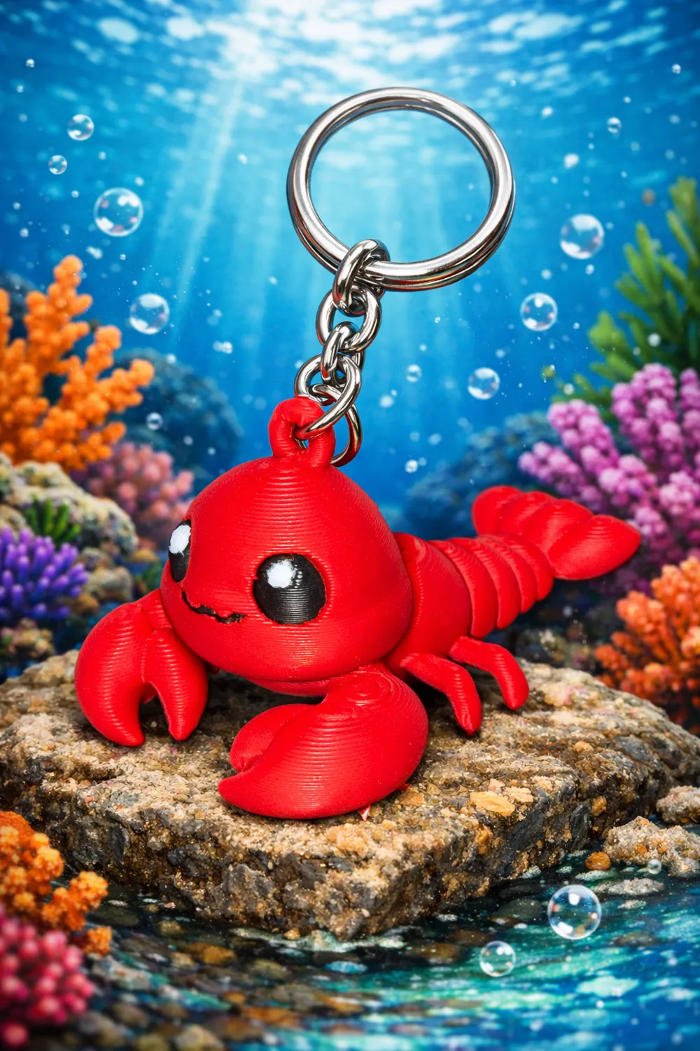 Niedlicher Hummer-Schlüsselanhänger – Kostenloses 3D-Druckmodell ...