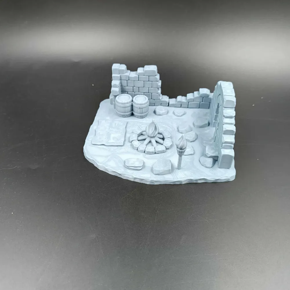 DnD Ruins Scenery - Campsite - RPG Fantasy TTRPG - Free 3D Print Model ...