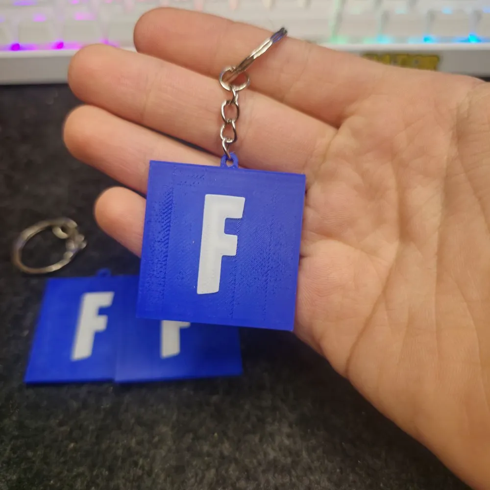 fortnite logo keychain by wister - MakerWorld