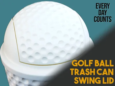 American Style Trash Can Swing Lid Kit by Every Day Counts - MakerWorld