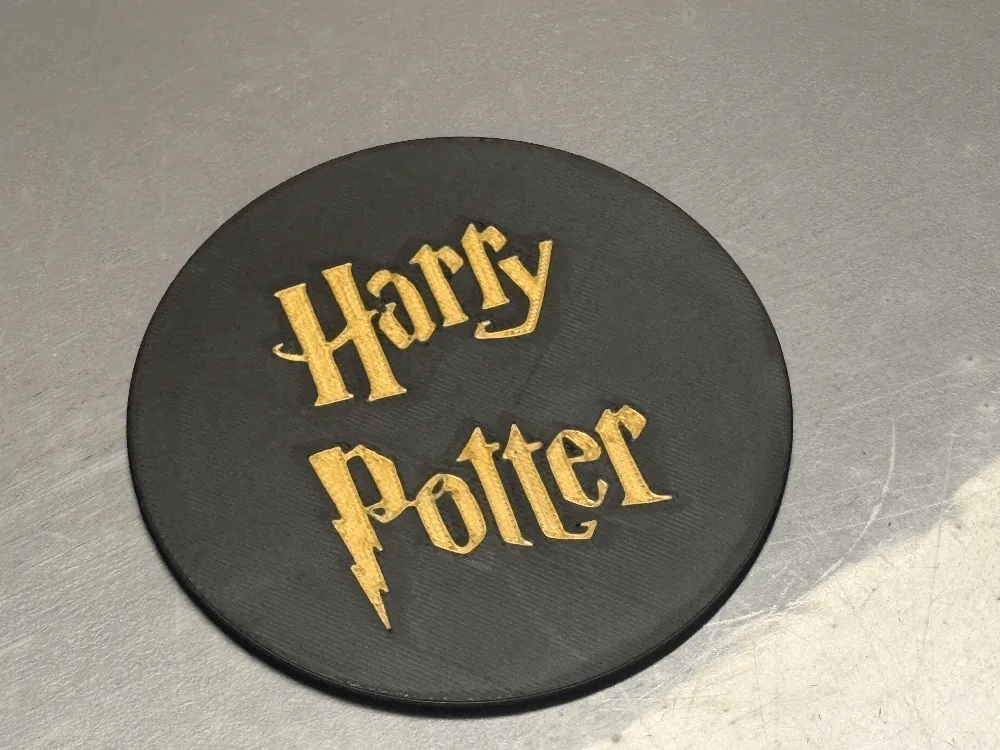 Harry Potter Coasters for Glasses (1) - Free 3D Print Model - MakerWorld