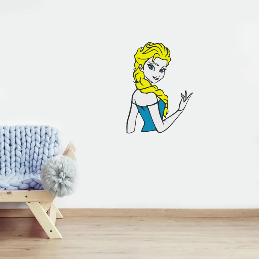 Elsa Frozen Wall Art - Free 3D Print Model - MakerWorld
