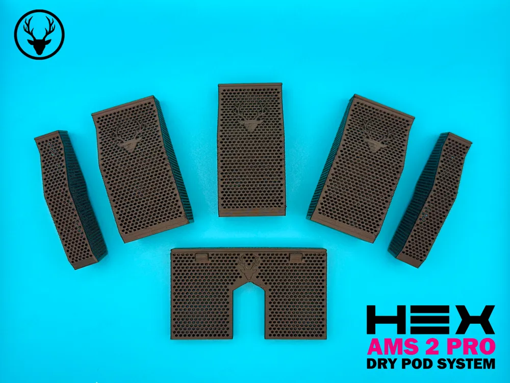 HEX AMS2 Pro Dry Pods by Stag 3D MakerWorld: Download Free 3D Models