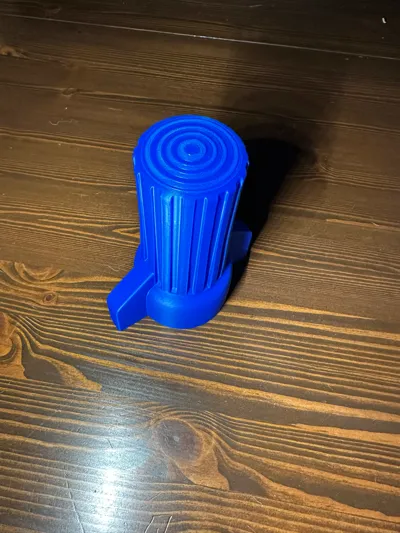 Big Blue Wire Nut 150mm tall by Hey Ben MakerWorld: Download Free 3D Models