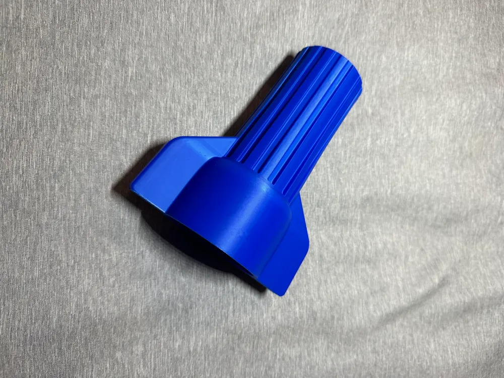 Big Blue Wire Nut 150mm tall - Free 3D Print Model - MakerWorld