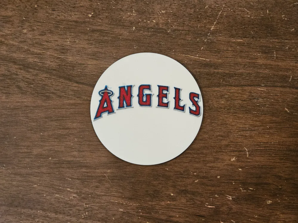 Los Angeles Angels Coaster by miker73 - MakerWorld