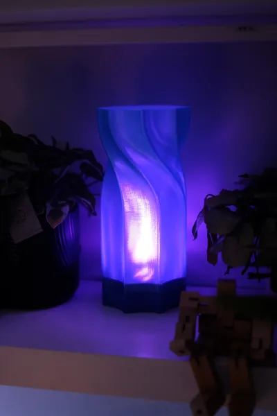 Modern Lamp. Stylish wireless RGB side lamp. by Abstractia Design ...