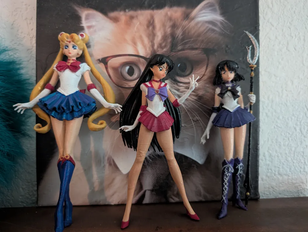 Sailor Saturn - Free 3D Print Model - MakerWorld