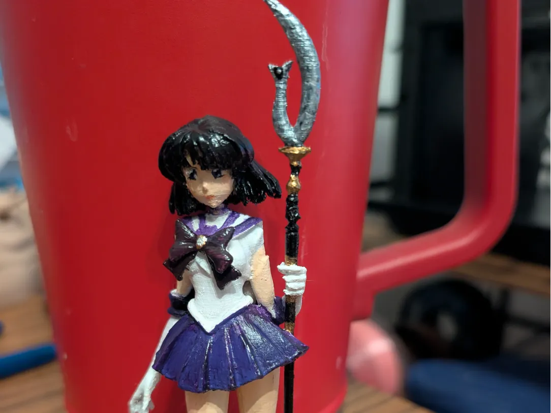 Sailor Saturn - Free 3D Print Model - MakerWorld