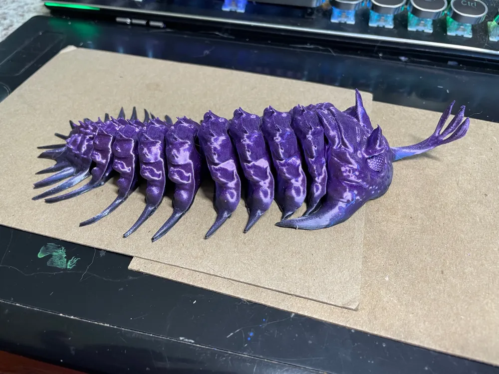 Walliserops sp. Trilobite, Artioculated by Auntie Fa - MakerWorld