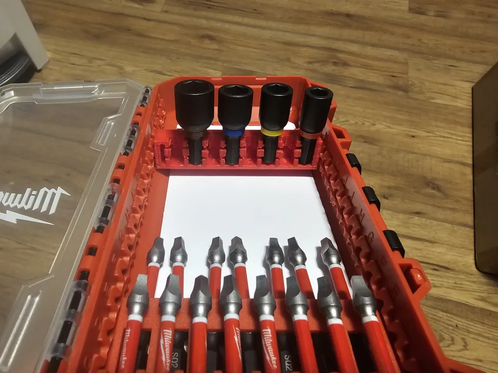 Milwaukee Packout Case Hex Bit Insert by Ryleymcc MakerWorld: Download ...
