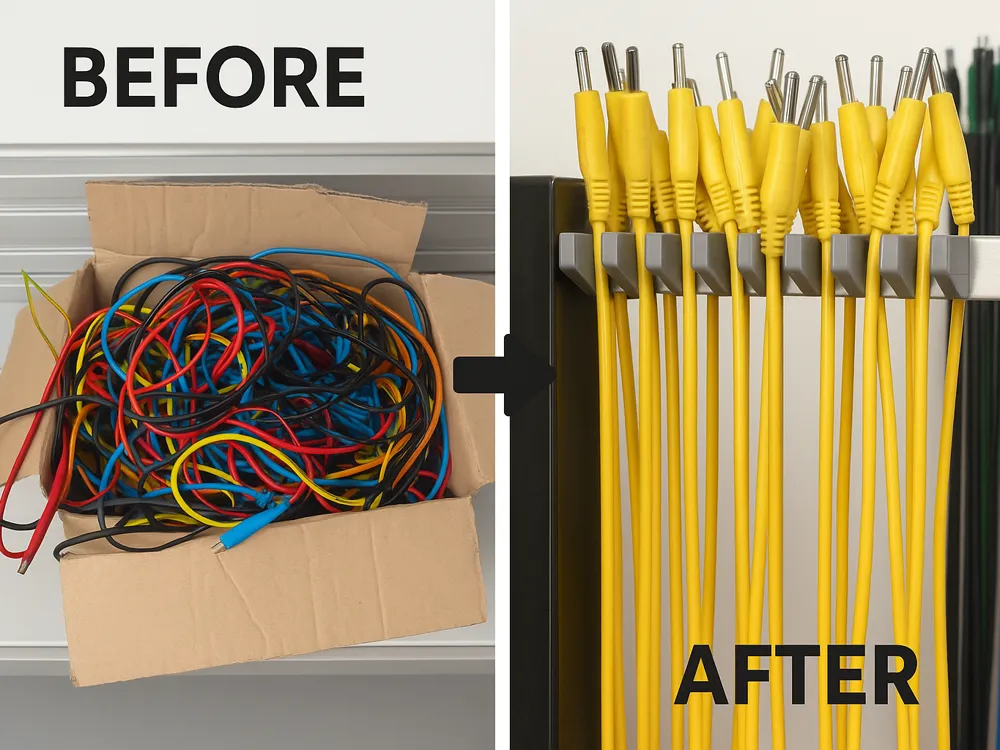 Modular Cable Rack for Lab & Workshop - Free 3D Print Model - MakerWorld