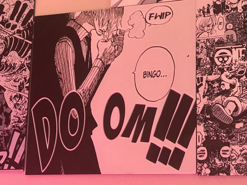 Sanji Bingo Manga-Panel One Piece – Kostenloses 3D-Druckmodell – MakerWorld