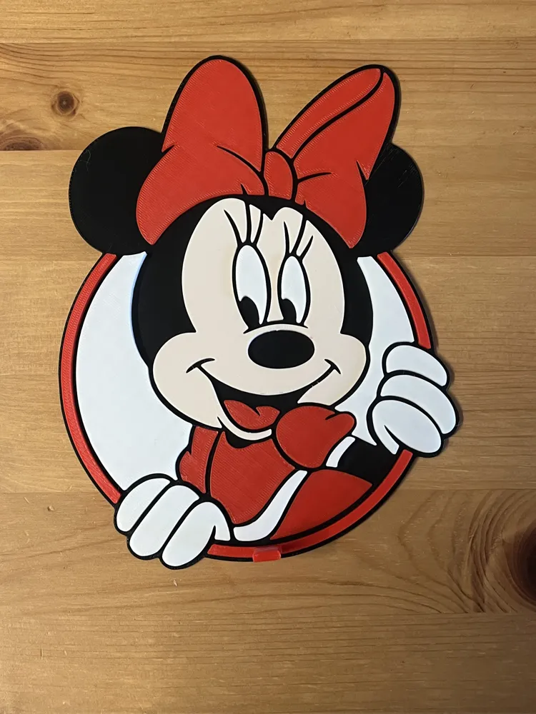 Minnie mouse key holder by Morganja MakerWorld: Download Free 3D Models