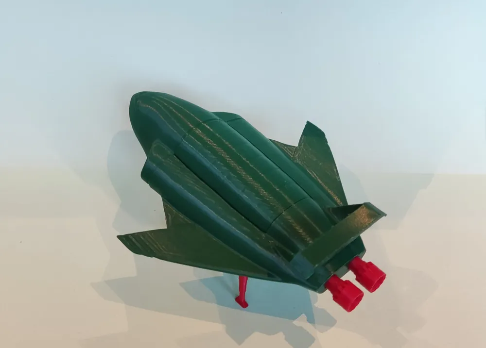 Thunderbird 2 with Thunderbird 4 - Free 3D Print Model - MakerWorld