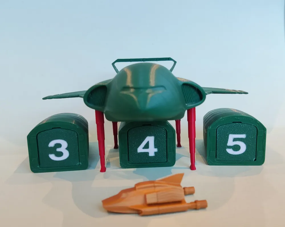 Thunderbird 2 with Thunderbird 4 - Free 3D Print Model - MakerWorld