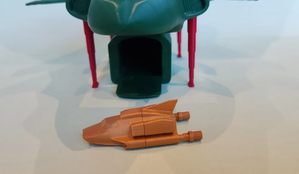 Thunderbird 2 with Thunderbird 4 by Thymen MakerWorld: Download Free 3D ...