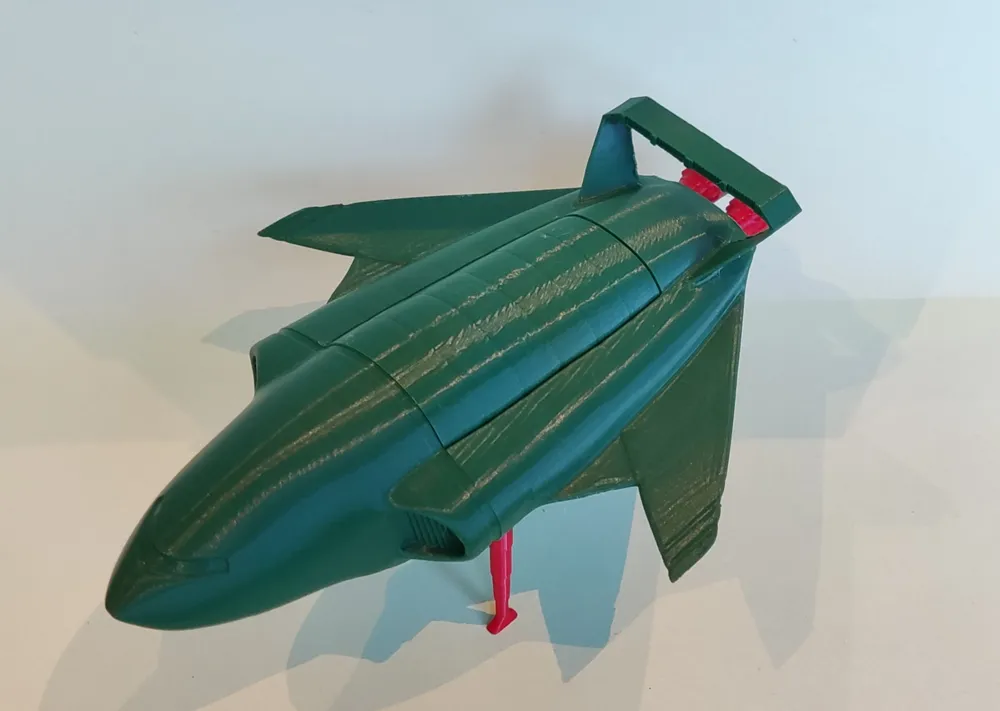 Thunderbird 2 with Thunderbird 4 - Free 3D Print Model - MakerWorld
