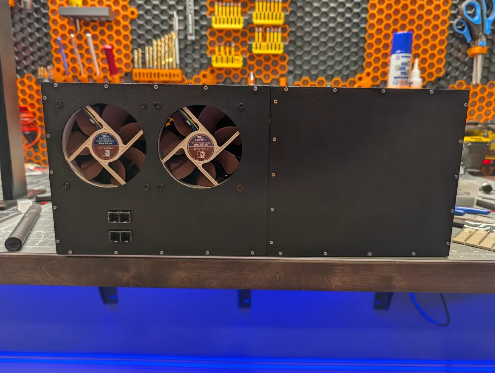 16 Drive 4U Rack Mounted Hard Drive Enclosure - Free 3D Print Model ...