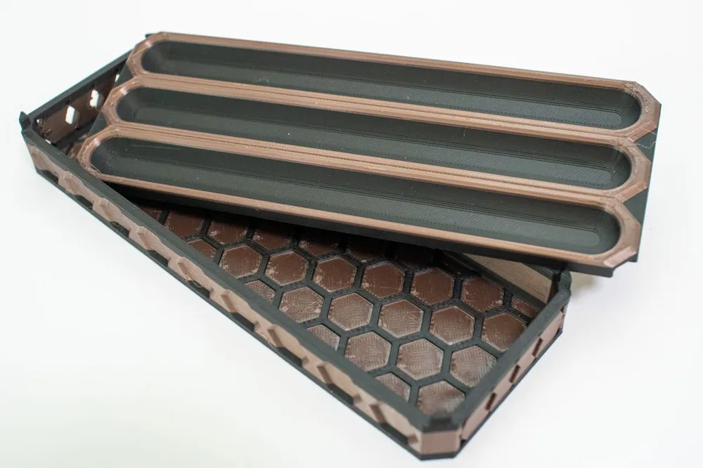 Desktop Pen Slot and Tray System (1-3 Slots) by BigCake MakerWorld ...
