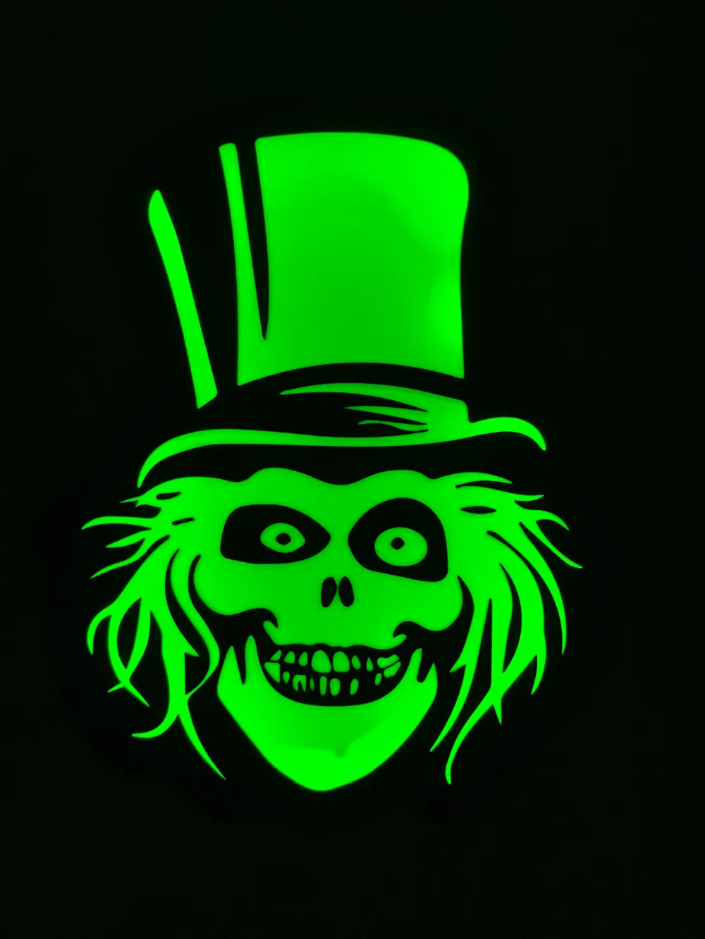 Haunted Mansion Hatbox Ghost LED Sign with Bluetooth Controlled RGB ...