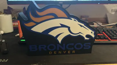 Denver Broncos lamp by SmilyxD - MakerWorld