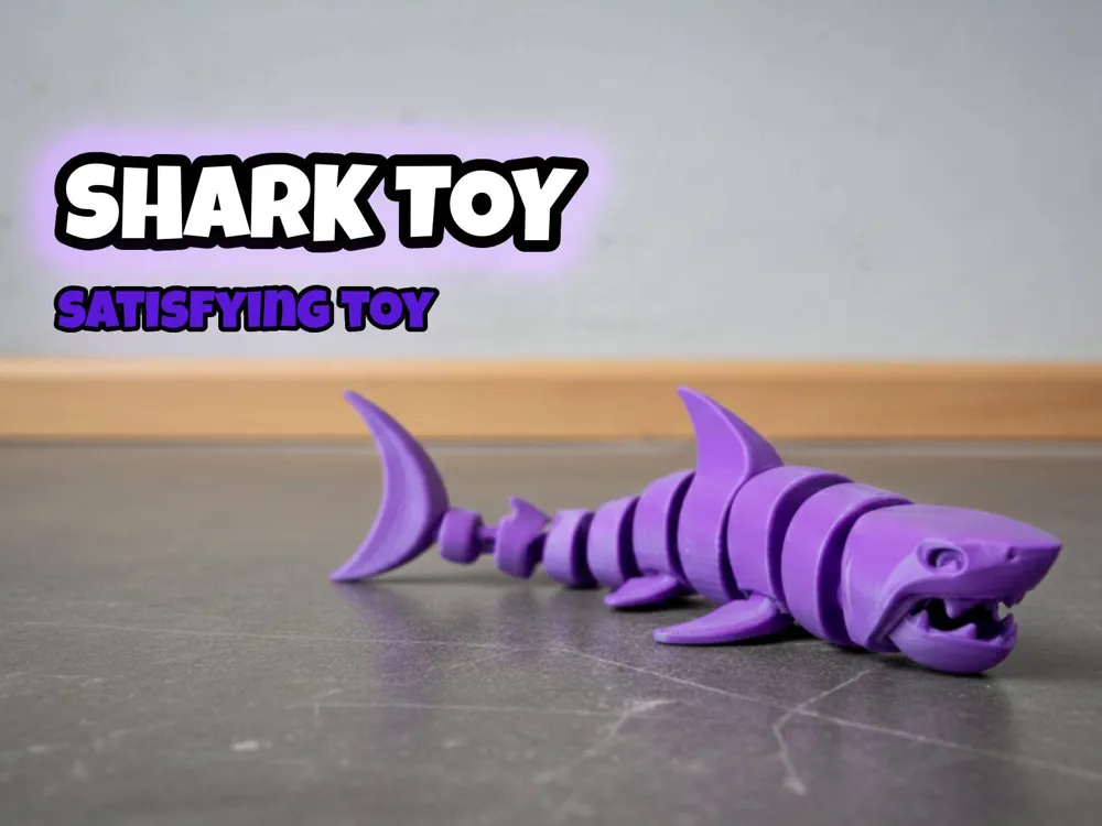Shark toy - Free 3D Print Model - MakerWorld
