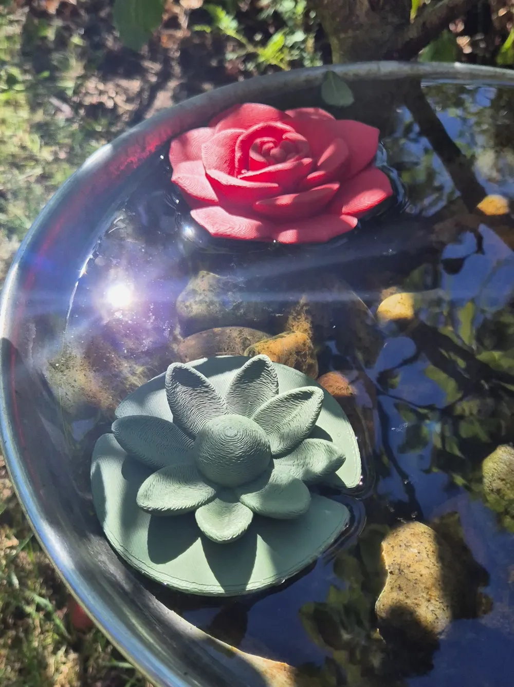 Floating flowers - Free 3D Print Model - MakerWorld