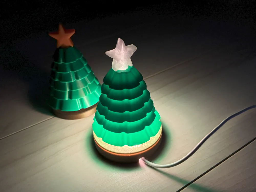stackable christmas tree with LED by kiwamuMakerWorld: Download Free 3D ...