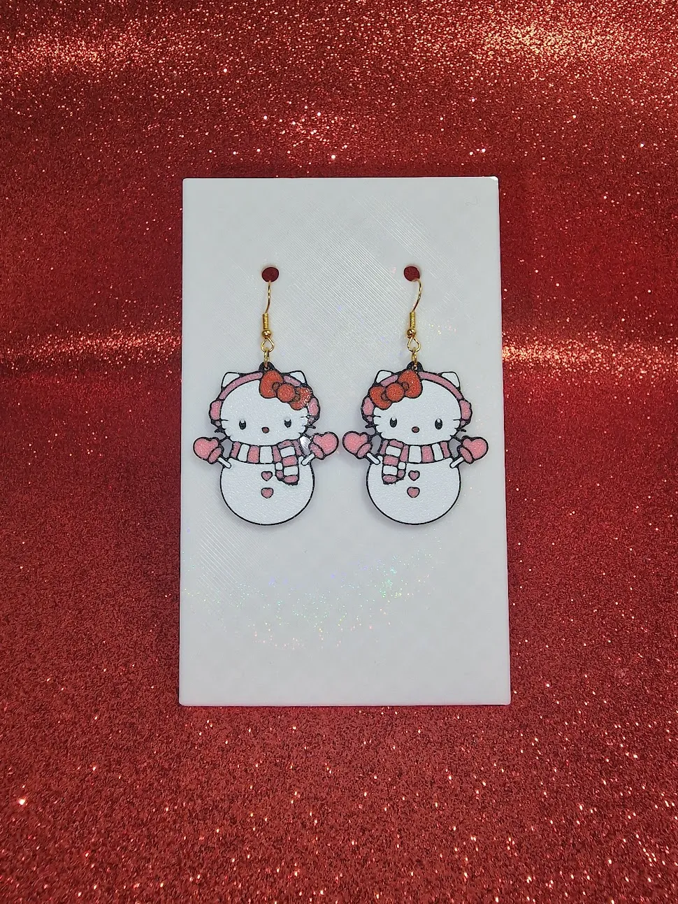 Hello Kitty Snowman by LC3D - MakerWorld