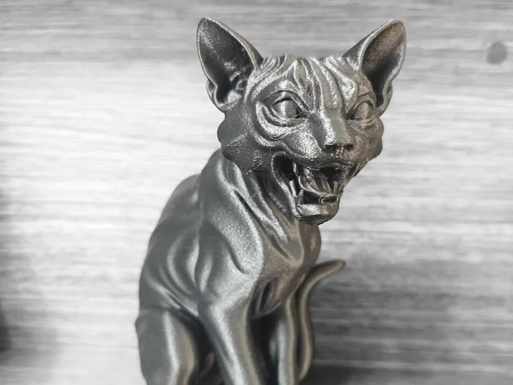 Sitting Yule Cat - Free 3D Print Model - MakerWorld