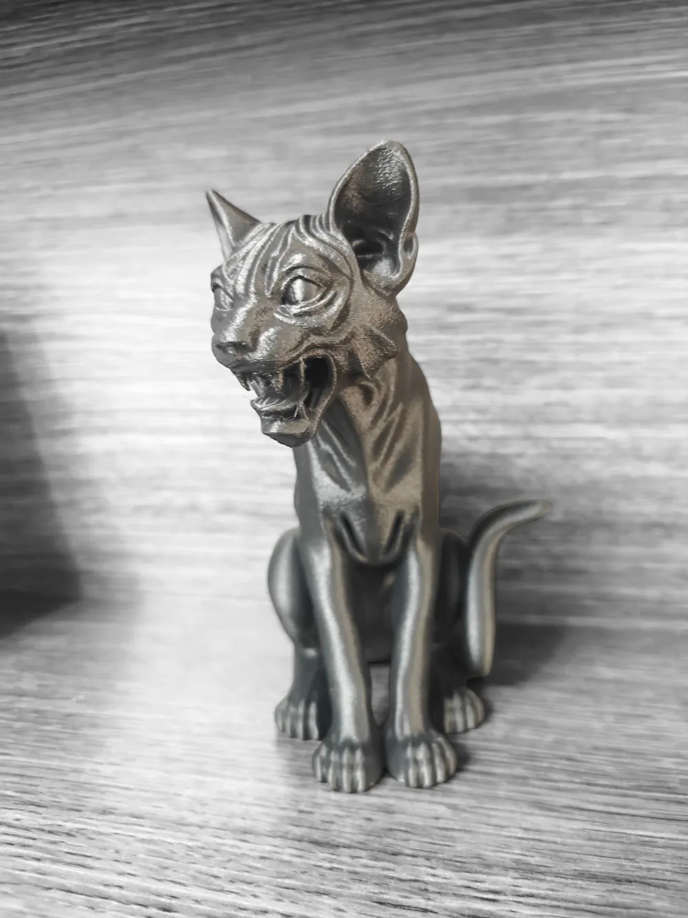 Sitting Yule Cat - Free 3D Print Model - MakerWorld