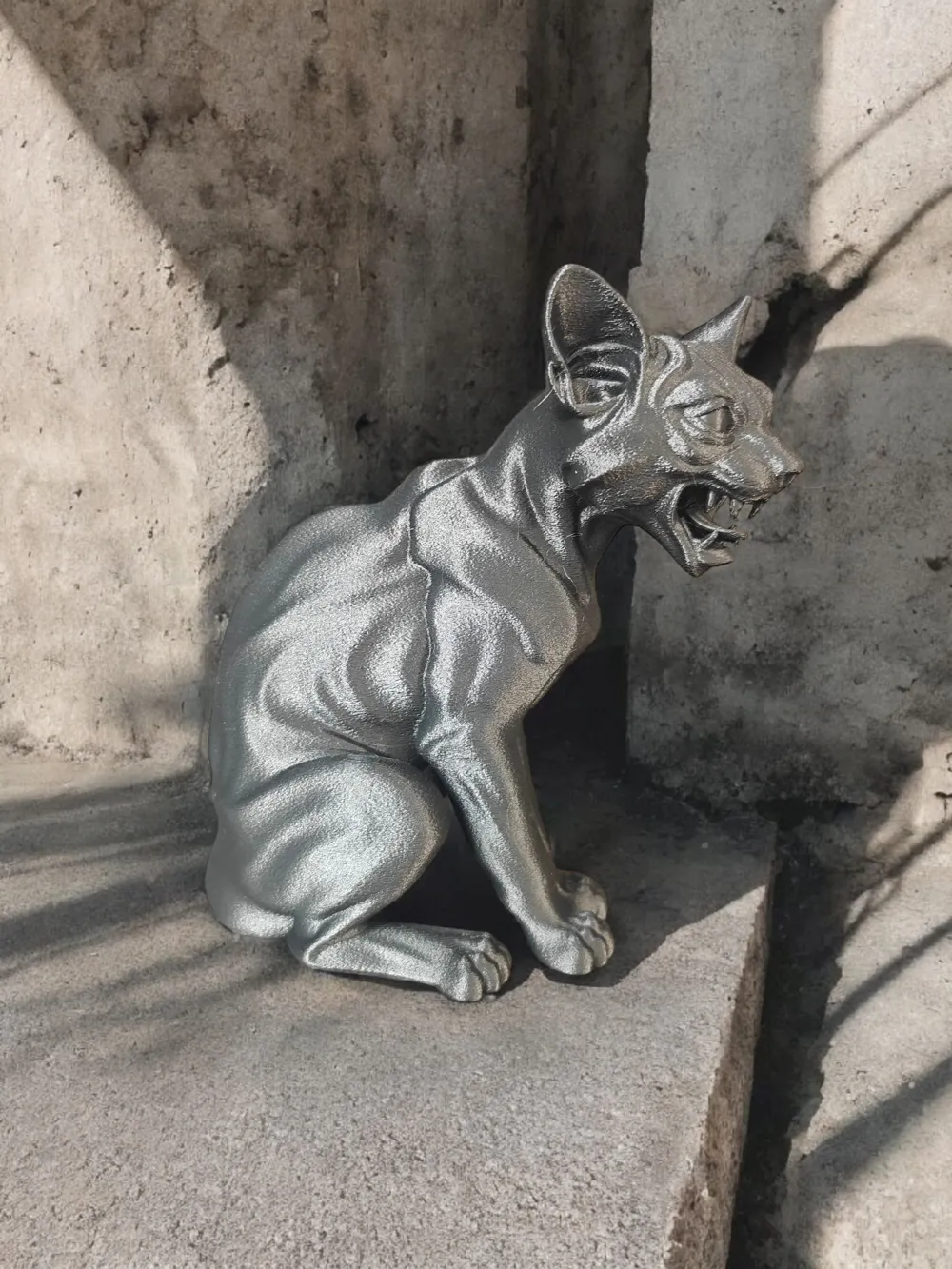 Sitting Yule Cat - Free 3D Print Model - MakerWorld