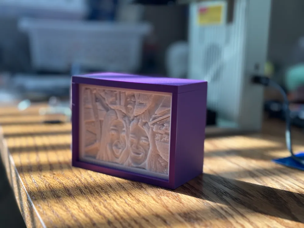 Mini Lithophane box for small spaces by heyitscasie - MakerWorld